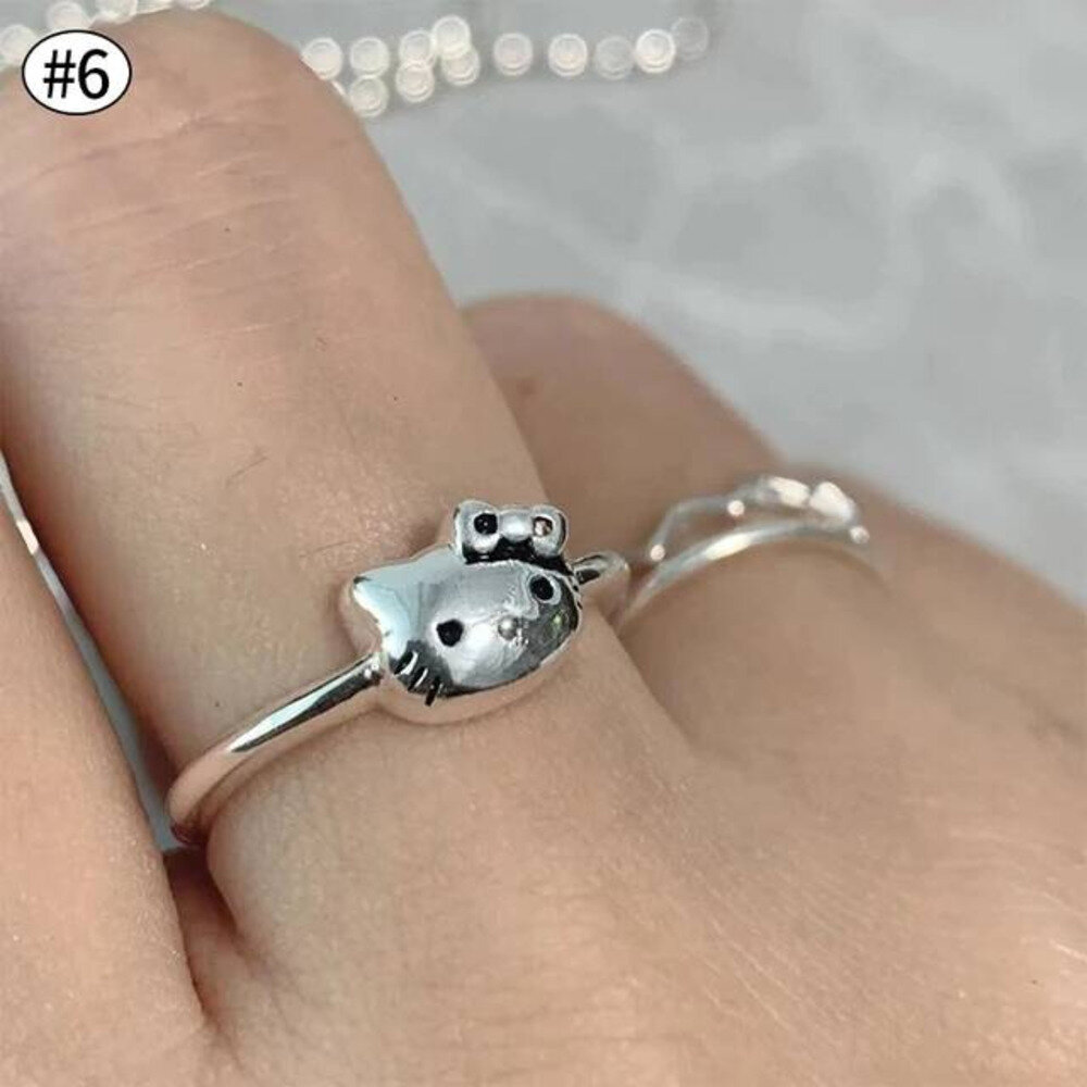 Кулон Sanrio Hello Kitty в виде милого мультяшного аниме-персонажа (ожерелье/браслет/кольцо), ювелирные аксессуары, рождественский подарок для женщин и девушек.