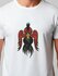 Футболка PRINTSHOT, 1 шт., размер L, белый