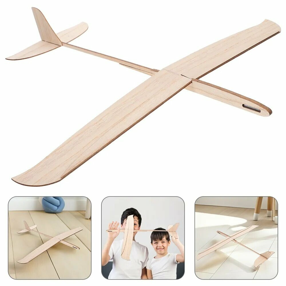 Деревянная игрушка планер для сборки для детского творчества и обучения