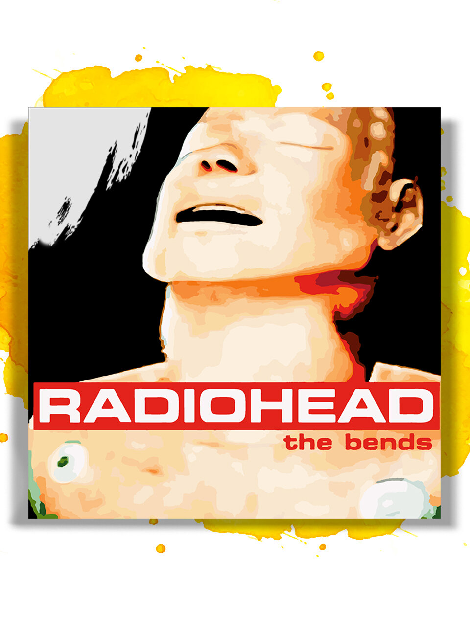 Картина по номерам на холсте Radiohead - The Bends, 40 х 40 см