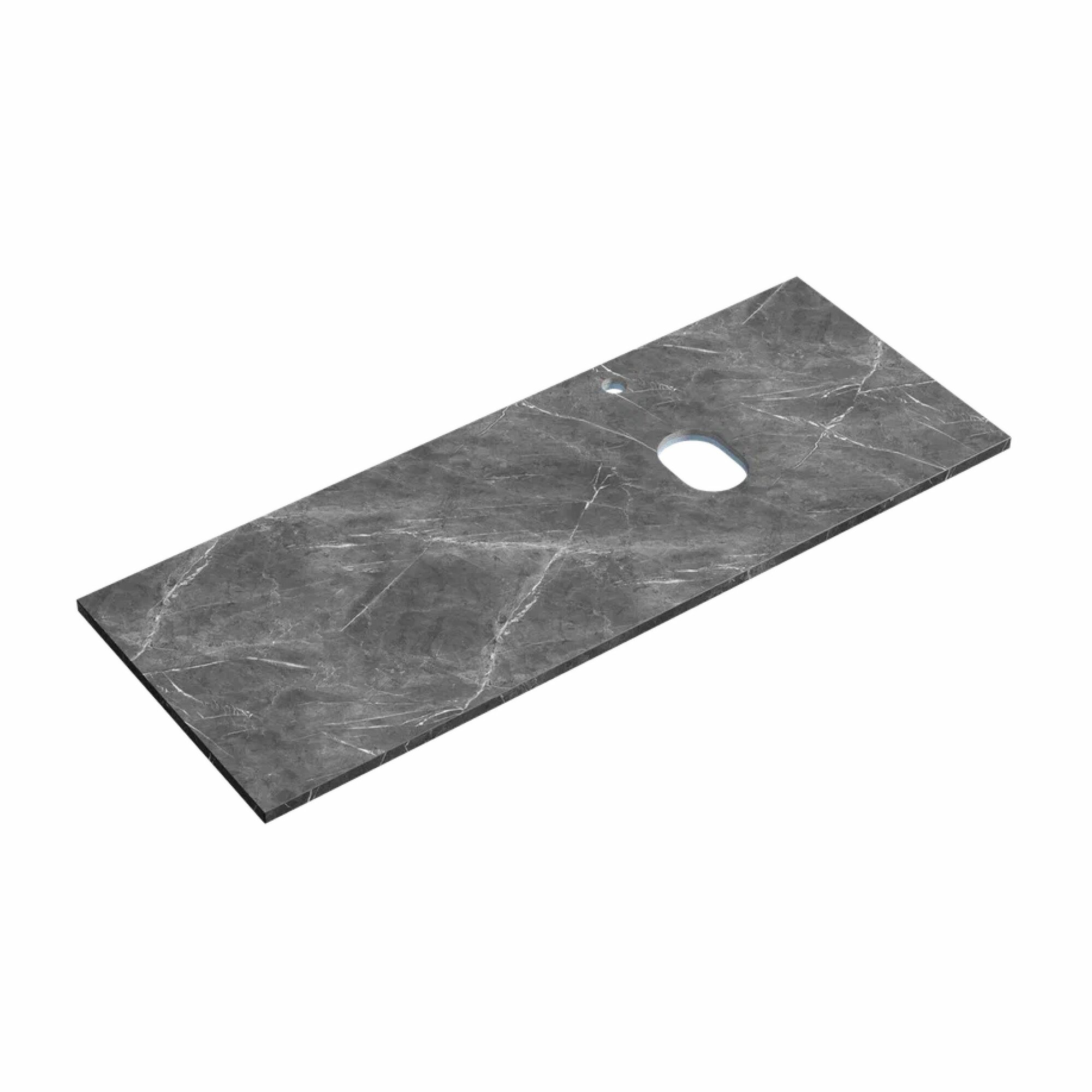 Столешница для ванной Sancos Фолк (Folk) TT120A1XR, 120×46 см, керамогранит, с отверстием под смеситель
