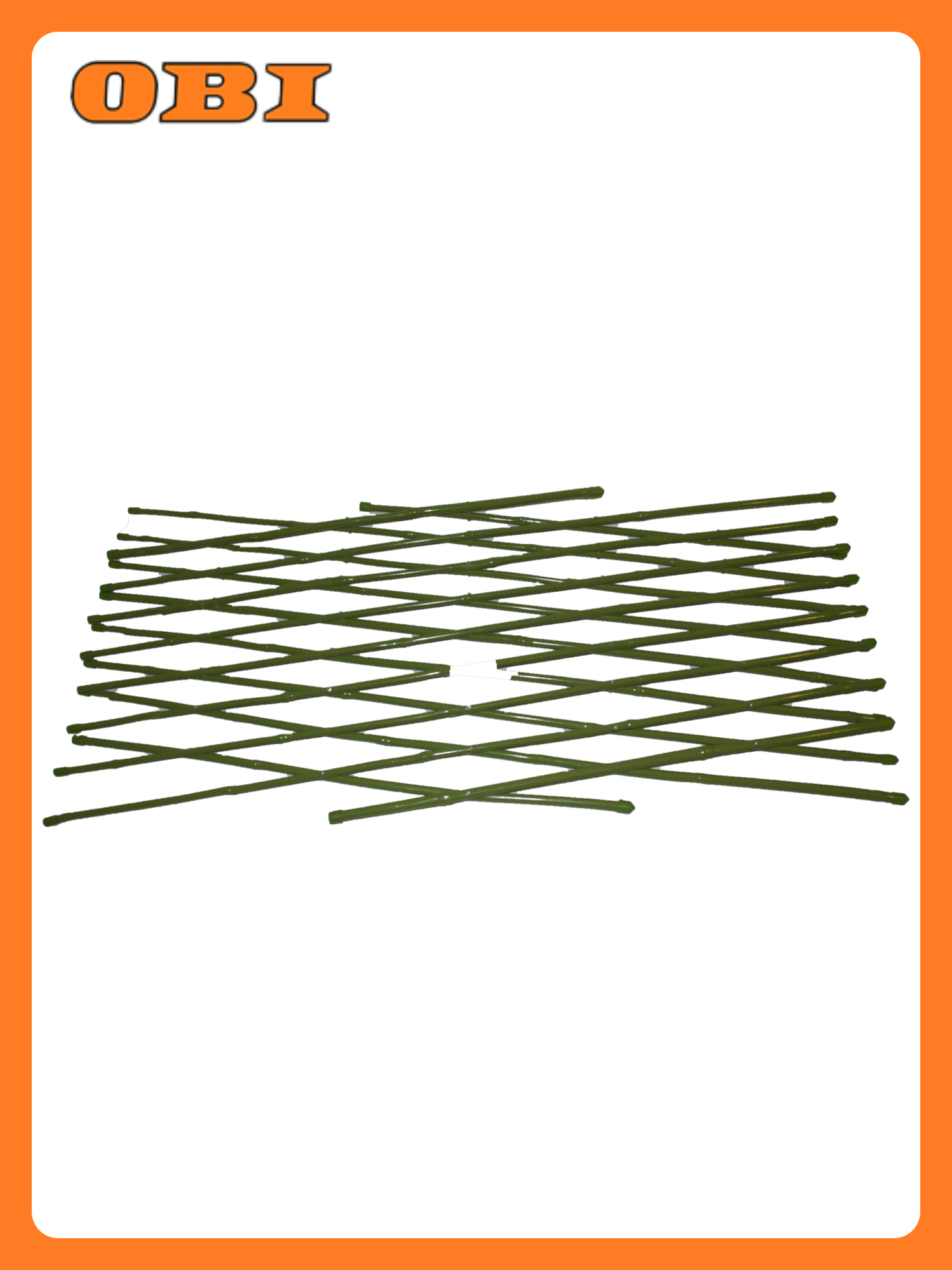 Решетка Best Solution, бамбуковая, в пластике, 135 см, зеленая