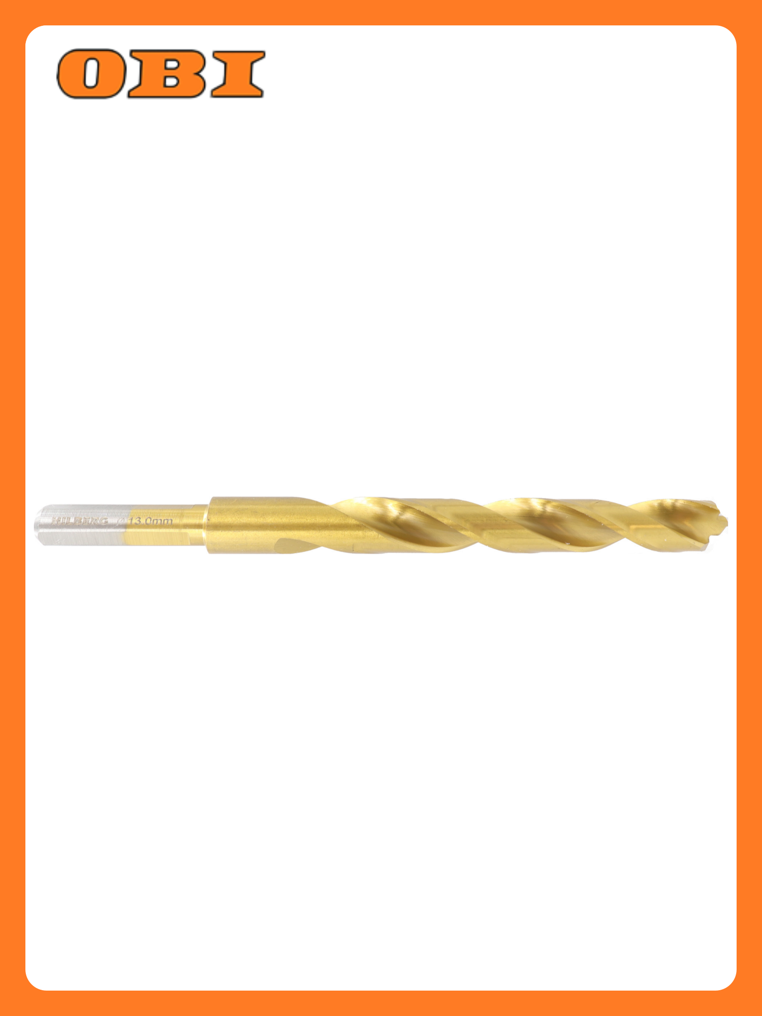 Сверло по металлу 13.0*151(101) мм HILBERG Cobalt 5% TOP, CO130