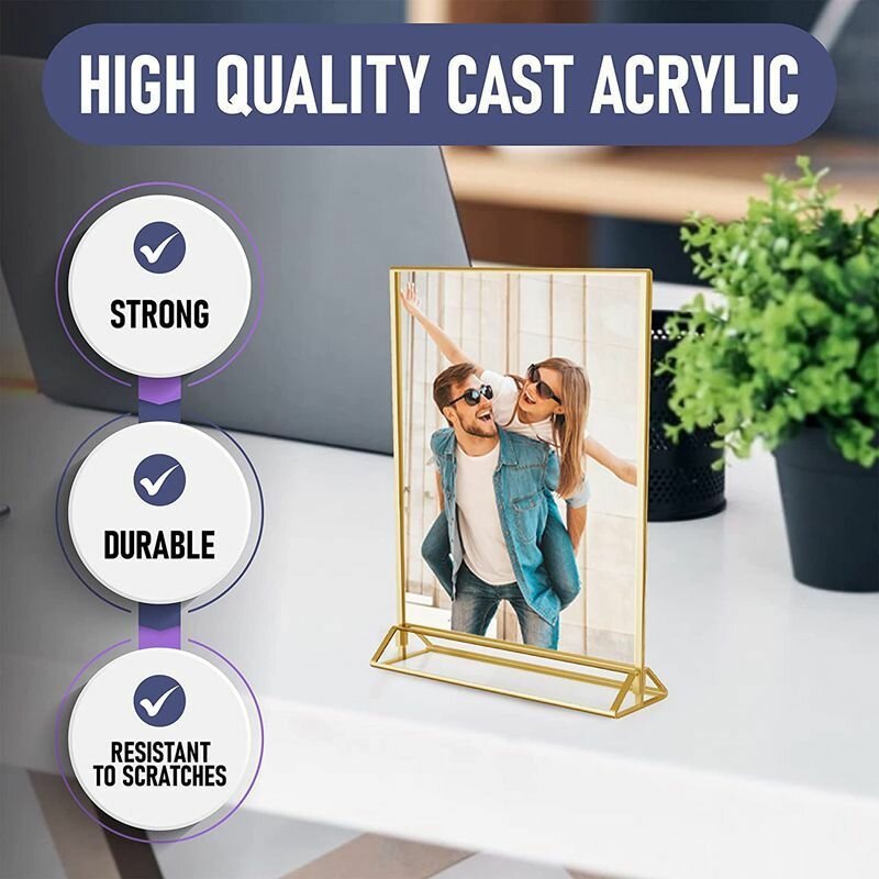 Табличка настольная стеклянная с кодом 11*8.5in / инстаметка / код с меню/Wi-Fi. 1шт