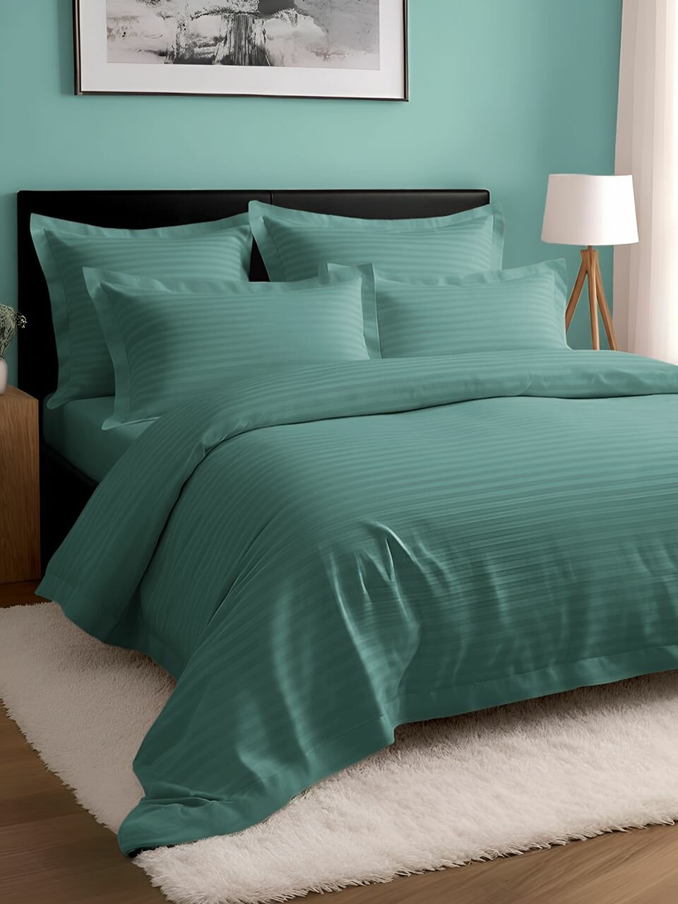 Пододеяльник страйп-сатин 150х200 - "Юки" 1х1