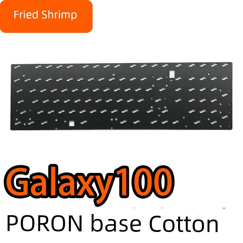 Механическая клавиатура VTER Galaxy100: звукоизолирующая подкладка PORON, амортизирующая подкладка из хлопка PET,