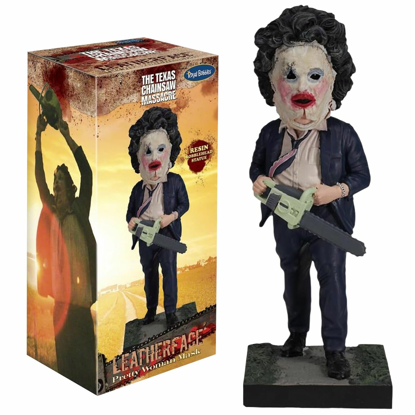 Башкотряс Кожаное Лицо "Красотка" от Royal Bobbles, коллекционный