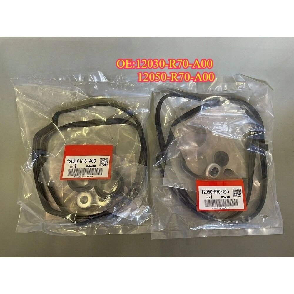 Для 12030-R70-A00, 12050-R70-A00, комплект прокладок крышки клапана Honda Acura