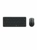 Комплект клавиатура и мышь Rapoo Wireless 9050S, черный, ультратонкий