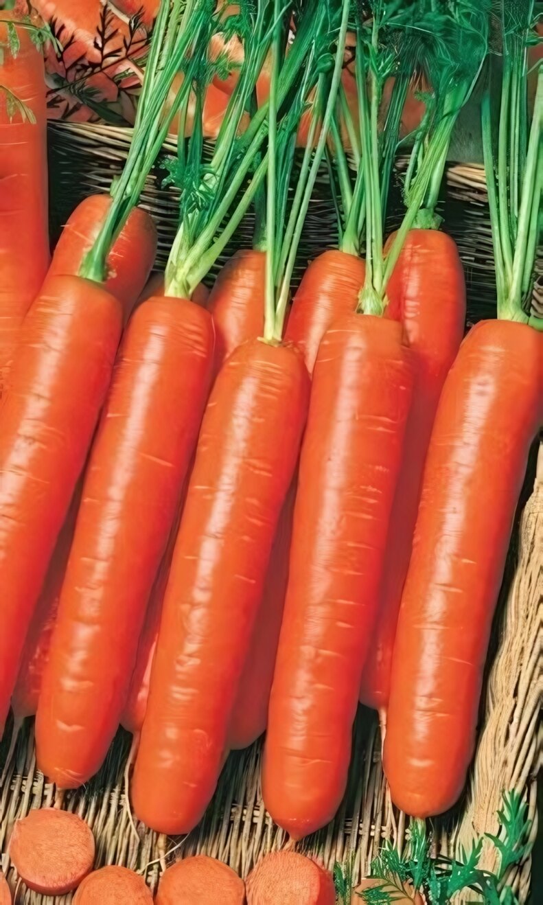 Семена моркови "Нантская отборная", 2 г, среднеспелый сорт, повышенное содержание каротина