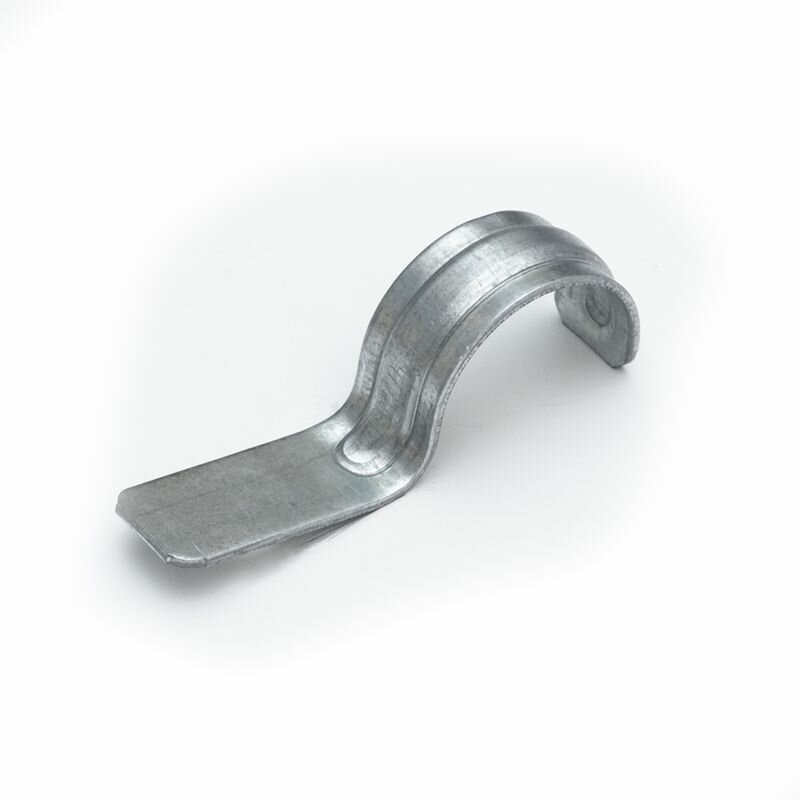 Скоба крепежная однолапковая СМО d25-26мм для монтажн. пистолета без отверст. метал. (уп.100шт) Промрукав PR08.2756