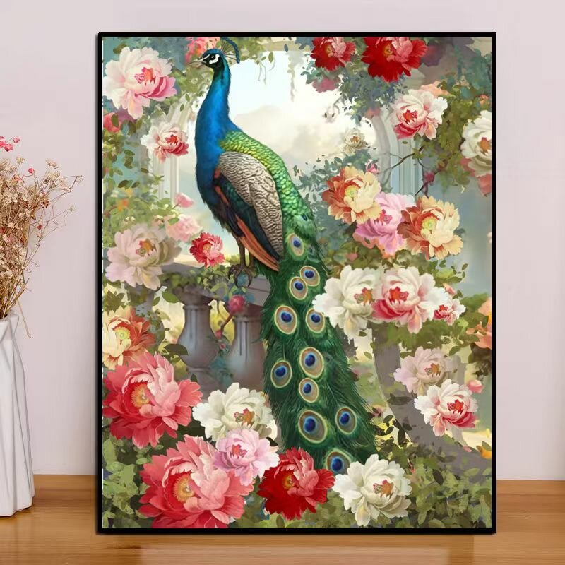 Картина по номерам / Благословение небожителей / холст на подрамнике,30х40 см Очень подходит для отделки стен，Это не готовый продукт, и вам нужно сделать его самостоятельно