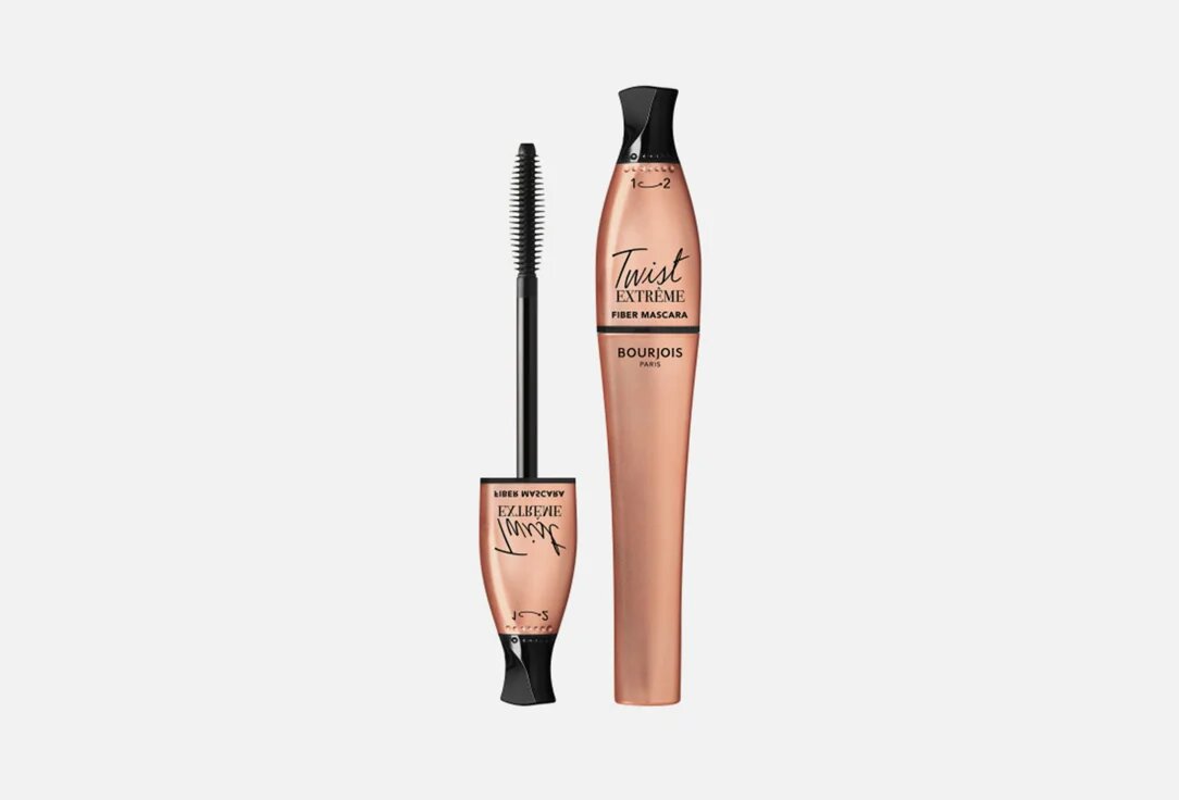Тушь для ресниц Bourjois Twist Extreme Fiber, оттенок 24 черный, 7 мл