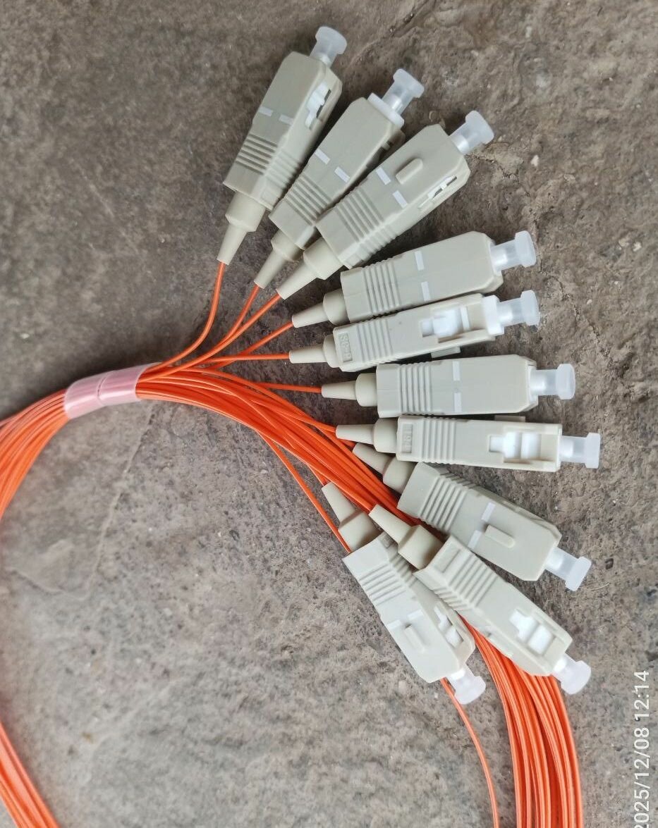 Пигтейл оптический SC, МM 50/125, OM2, 1метр