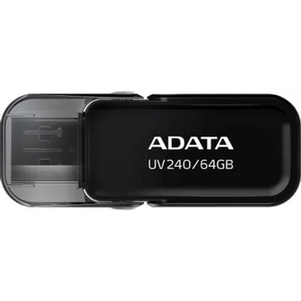 Флешка USB Flash A-Data AUV240-64G-RBK, Черный 64 ГБ