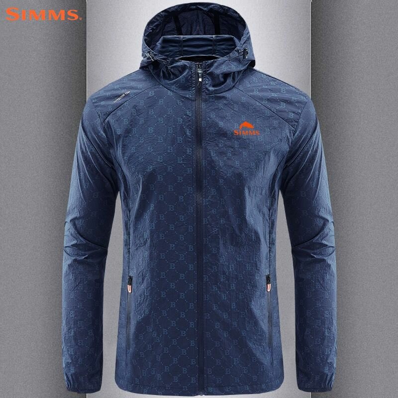 Simms летняя уличная дышащая свободная одежда с капюшоном и защитой от солнца для рыбалки