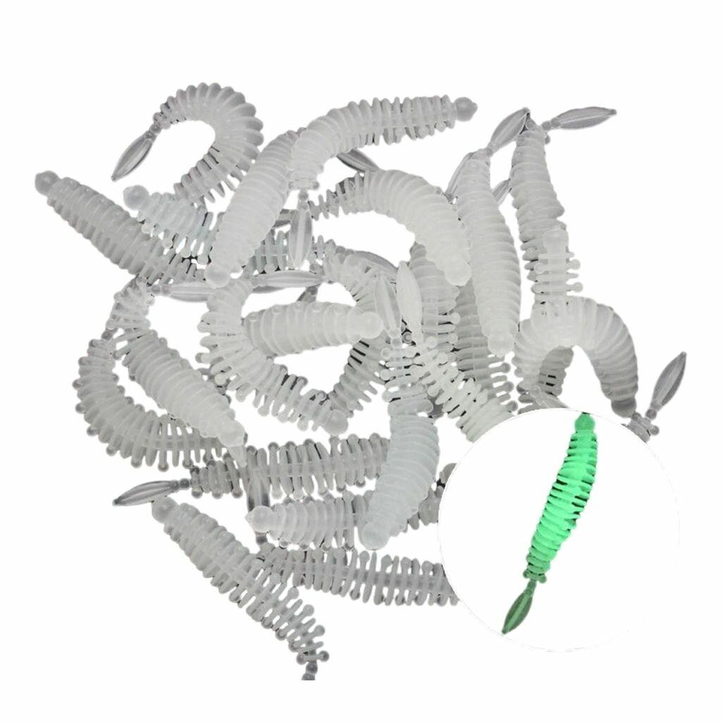 20 шт цветные рыболовные приманки медленно тонущие модели вьюна мягкие красочные для плавания