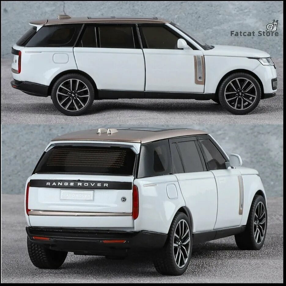 Эксклюзивная инерционная модель RANGE ROVER SV 2022 масштаба 1/32 с открывающимися дверьми, капотом и багажником, оснащенная световыми и звуковыми эффектами
