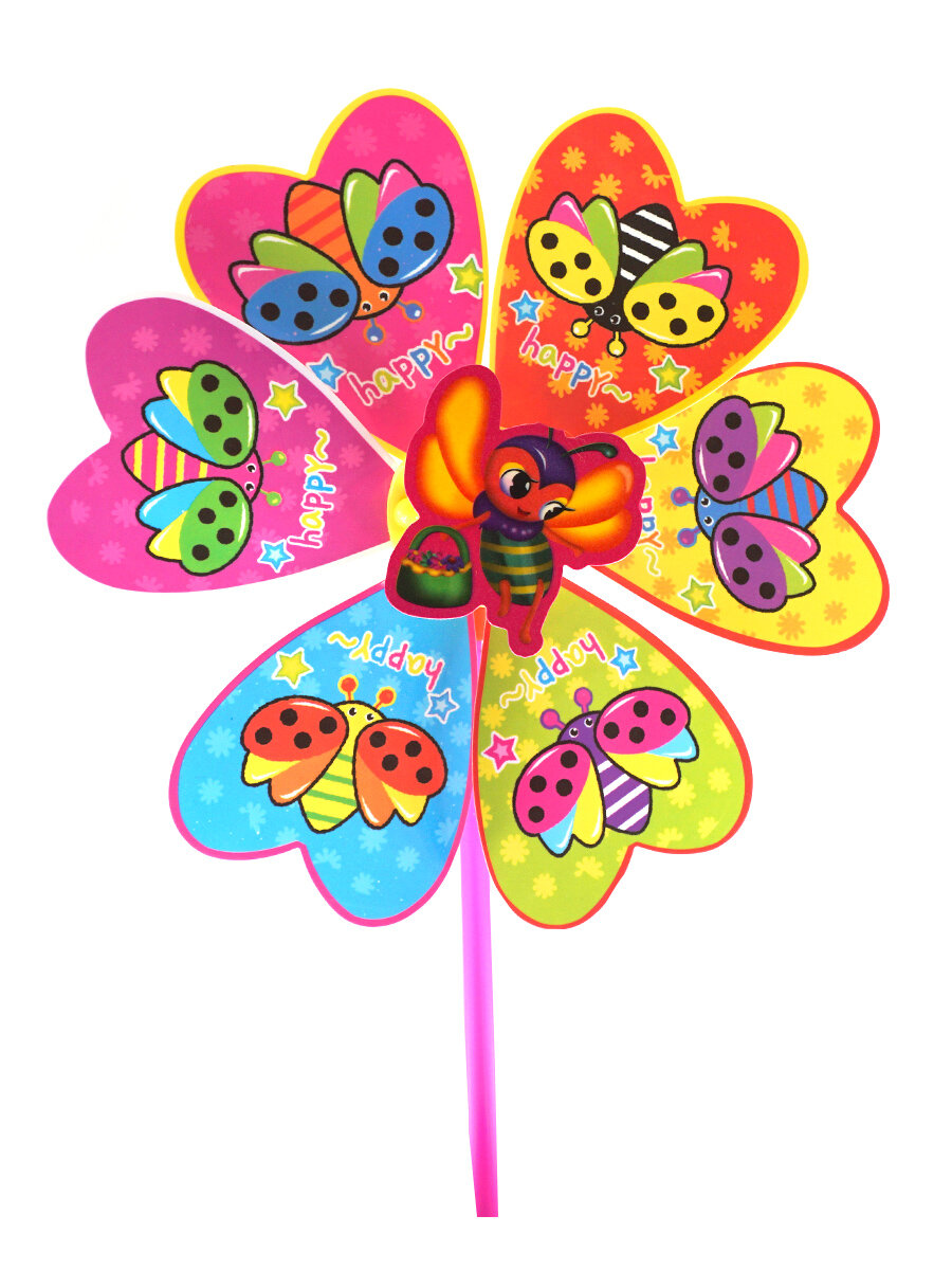 MAG20-07 Ветряная вертушка "Цветочки" размер 51х25см