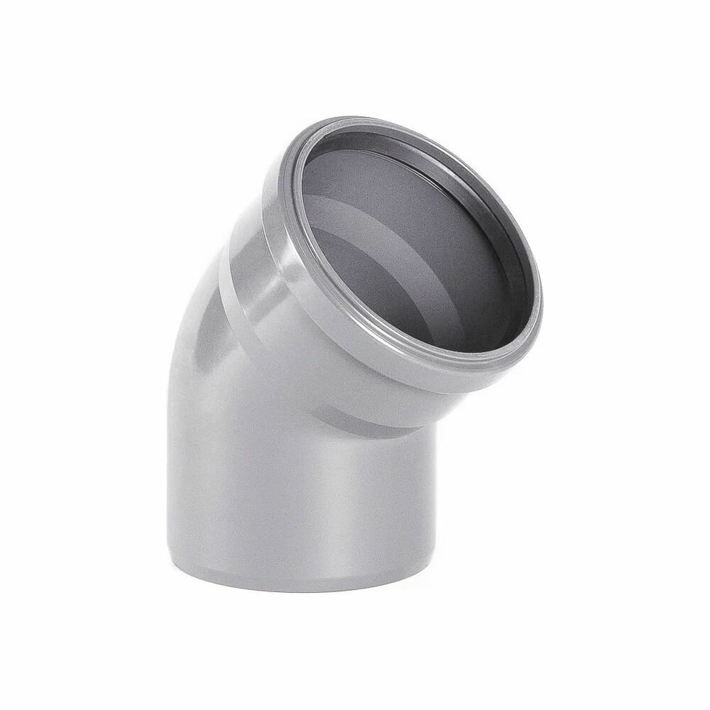 Отвод хемкор НПВХ внутренняя канализация 110 мм 45 градусов 2391029 0 2327