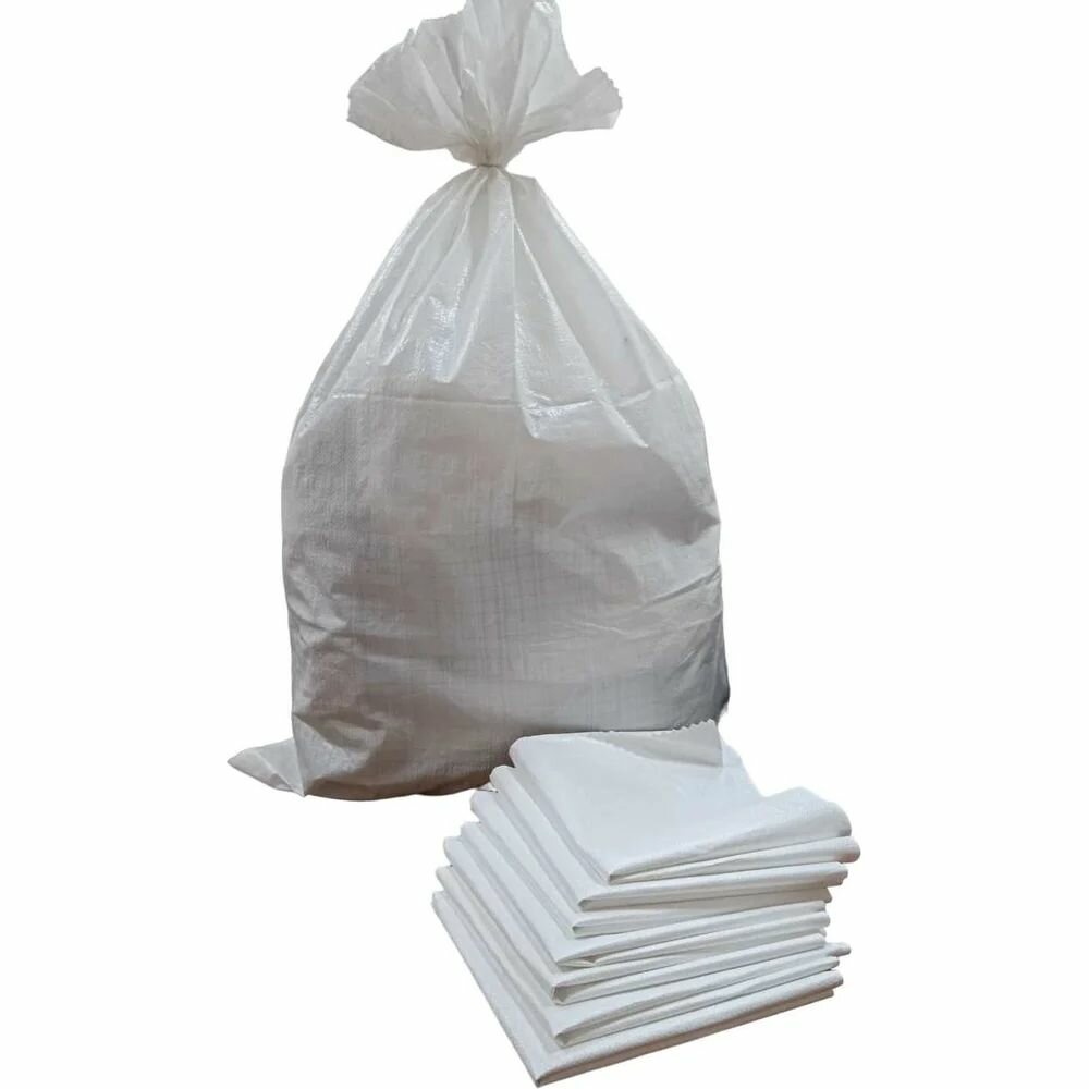 Мешки тканые 100x150 см, белый, 50 шт ромто 729