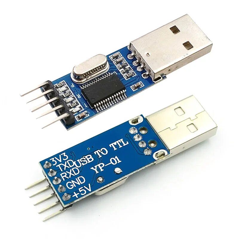 PL2303 Модуль адаптера преобразователя USB в RS232 TTL PL2303HX STC Микроконтроллер Кисть Машина Плата