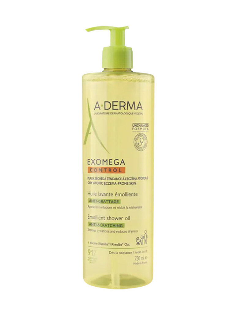 А-Дерма Экзомега Контрол A-derma Exomega Control Масло смягчающее для душа 750 мл