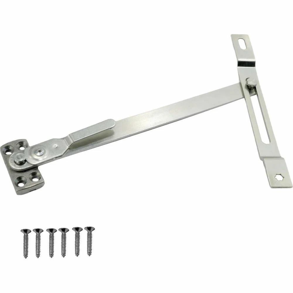 Ограничитель для окон ПВХ Левша фрамужные ножницы У1-5950. Ц