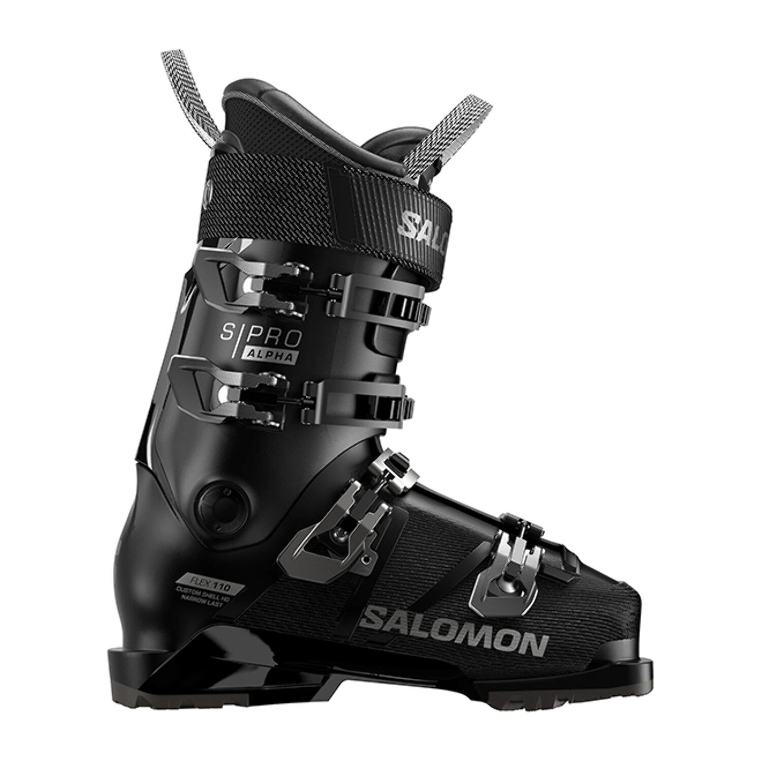 Горнолыжные ботинки Salomon S/Pro Alpha 110 GW Black/Dark Grey Met./Black 25/26 , для мужчин , черный