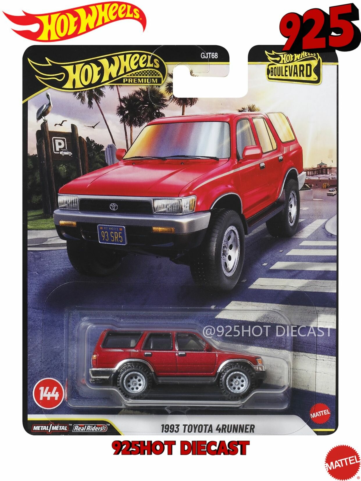 Машинка Hot Wheels Boulevard 29 1993 Toyota 4Runner GJT68 NO.144