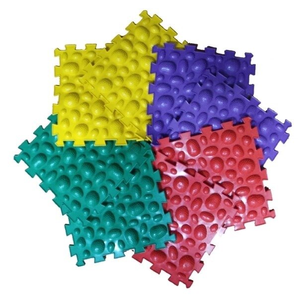 Орто Пазл Коврик модульный Микс Галька 0963/БП-00004606 с 1 года