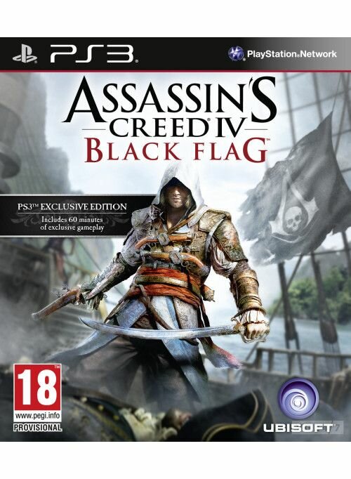 Видеоигра Assassin's Creed IV: Чёрный флаг. Издание на диске. Русская версия на ps3.