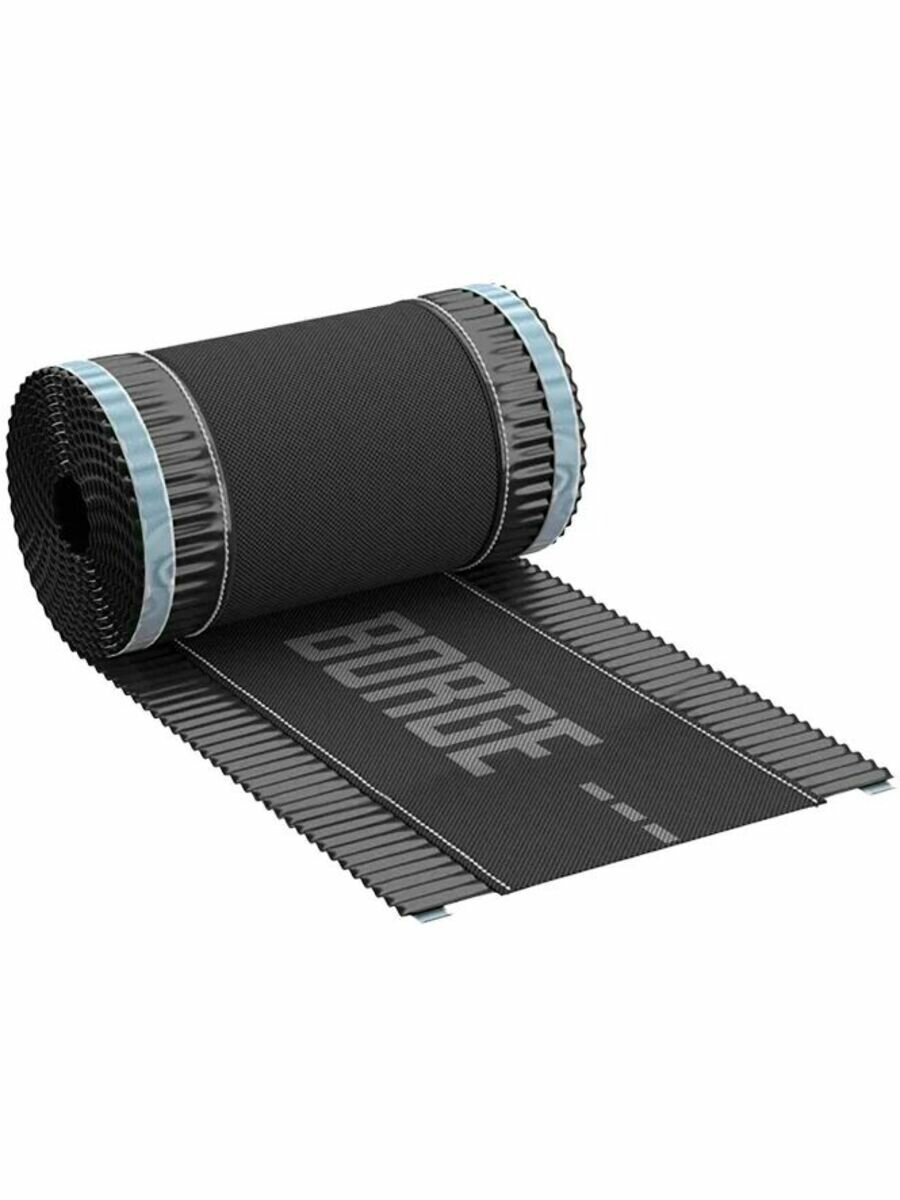 Коньковая лента Borge 310 мм, 5 м, черный RAL 9005 01.291.50.01.01.000.9005