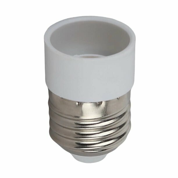 Переходник E27-E14 ЭРА белый