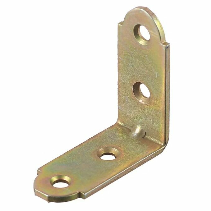 Уголок узкий 40х40х17х2 мм (жёлтый цинк) (25шт)