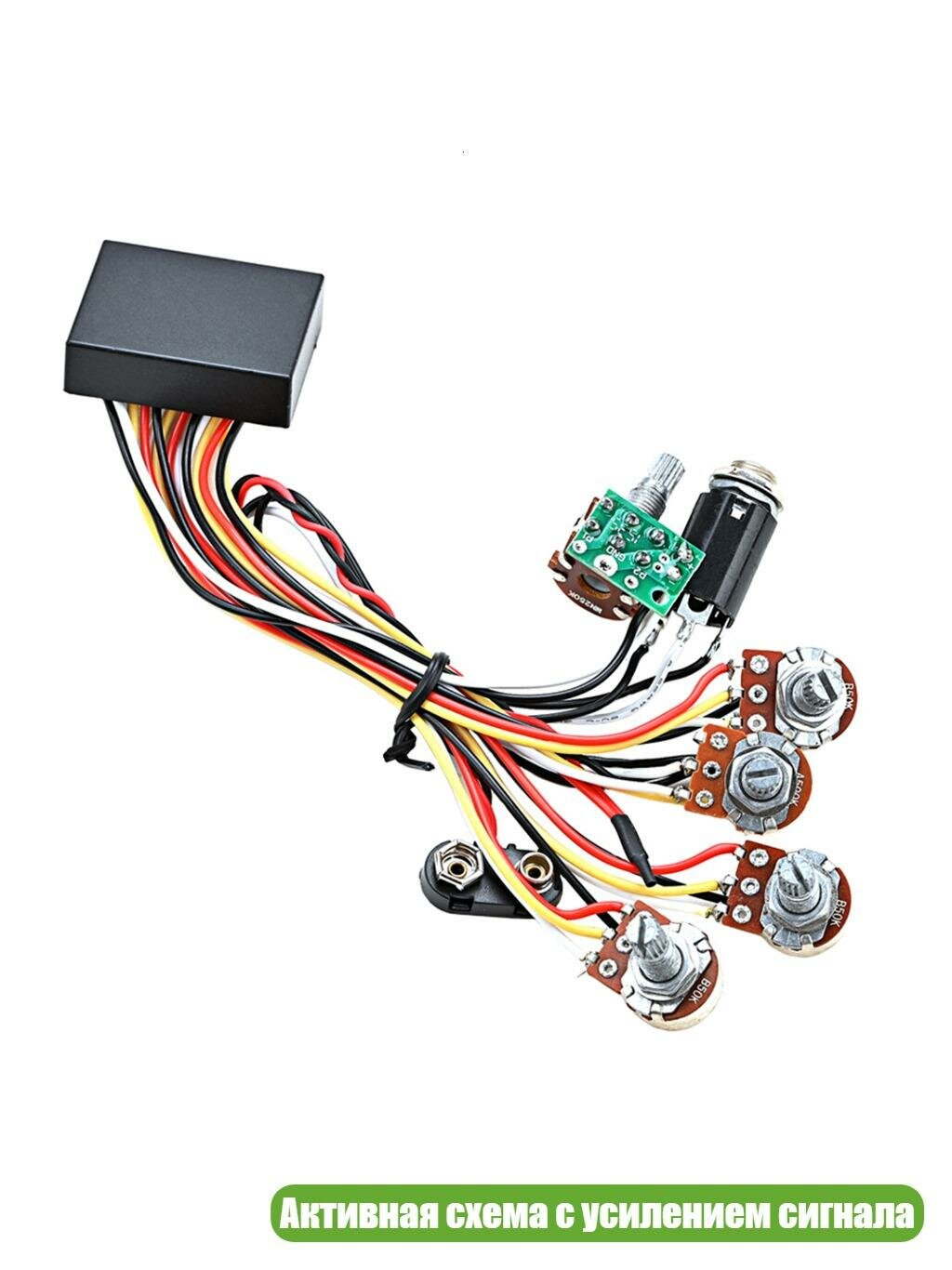 Предварительный усилитель для бас-гитары с 3-полосным эквалайзером