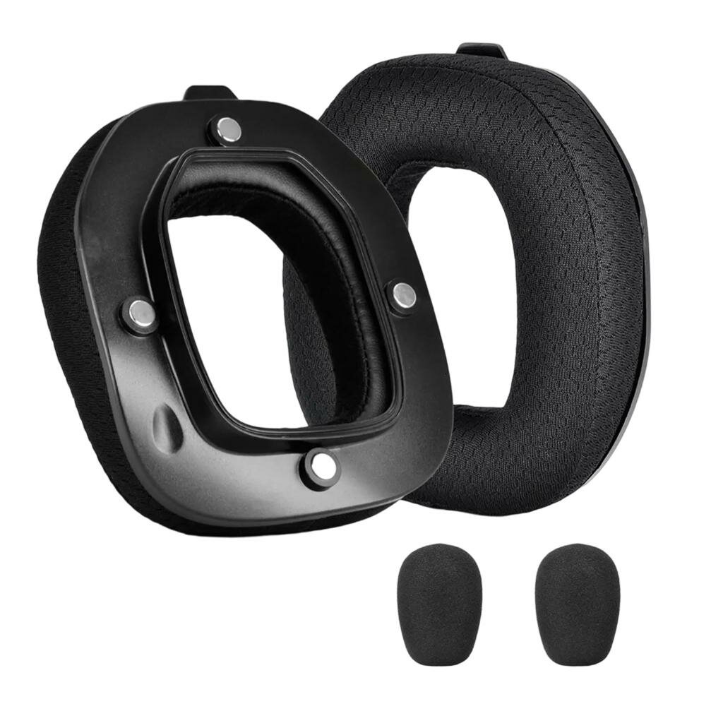 Замена амбушюр с магнитной кнопкой для наушников A40TR, ветрозащита для микрофона, Футбольная сеть