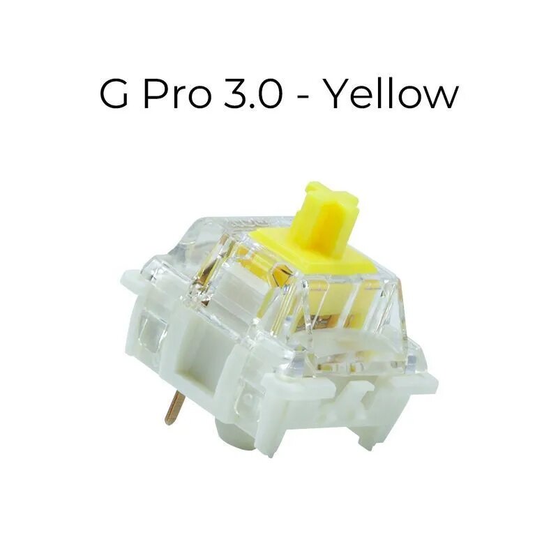 Механические переключатели Gateron G Pro 3.0 Yellow 90 штук