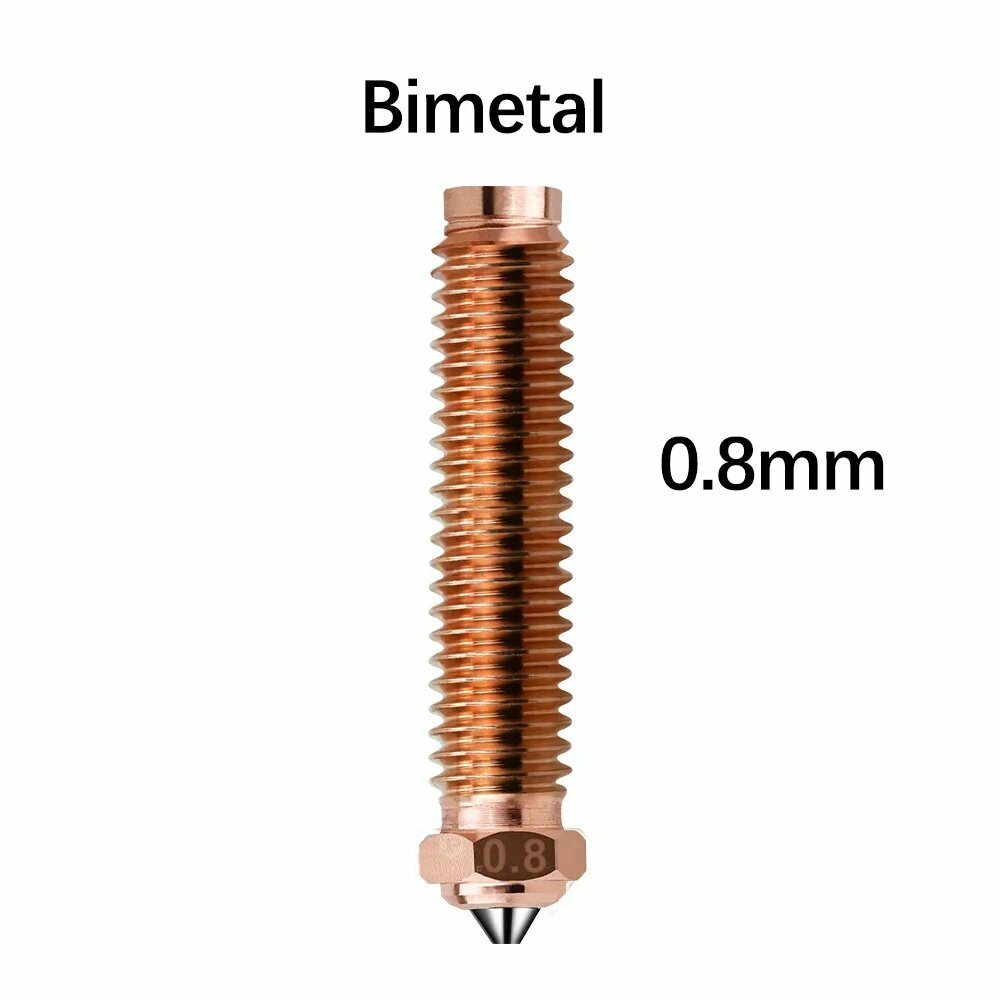 JUUPINE Биметаллическое сопло 0.8mm, 2 шт. для ELEGOO OrangeStorm Giga