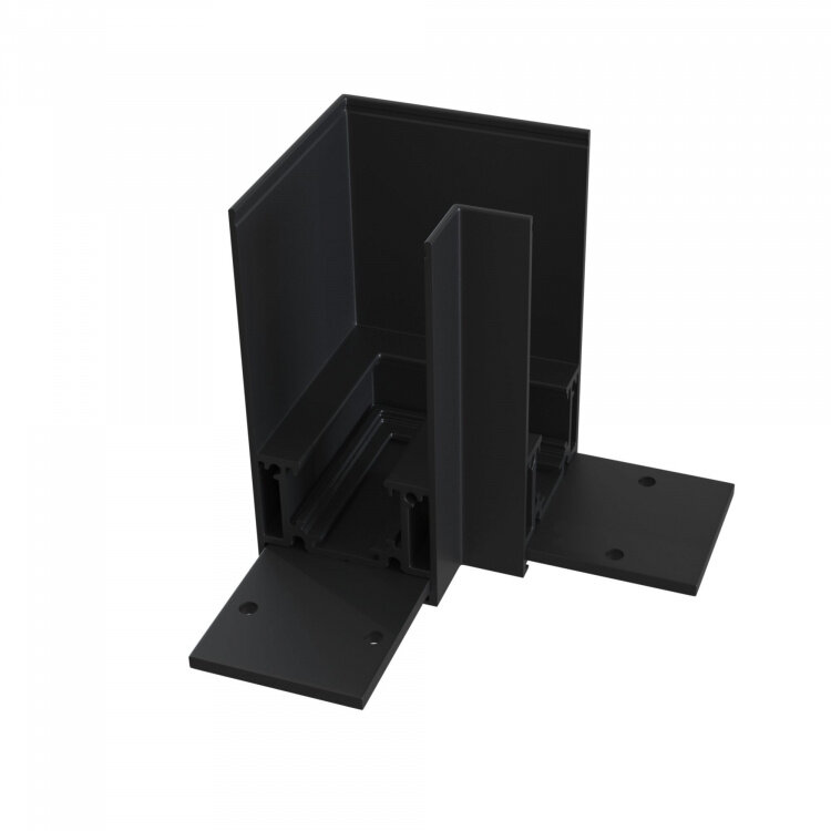 Угловой Коннектор Maytoni Technical Accessories for tracks TRA004CL-21B Чёрный, Алюминий.