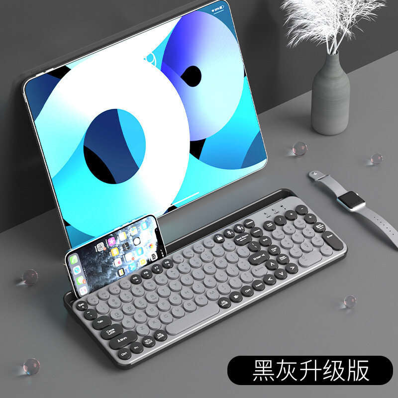 Беспроводной Bluetooth, бесшумный, с маленьким и большим слотом для карт, подходит для планшетов, мобильных телефонов, ноутбуков, iPad, универсальная версия