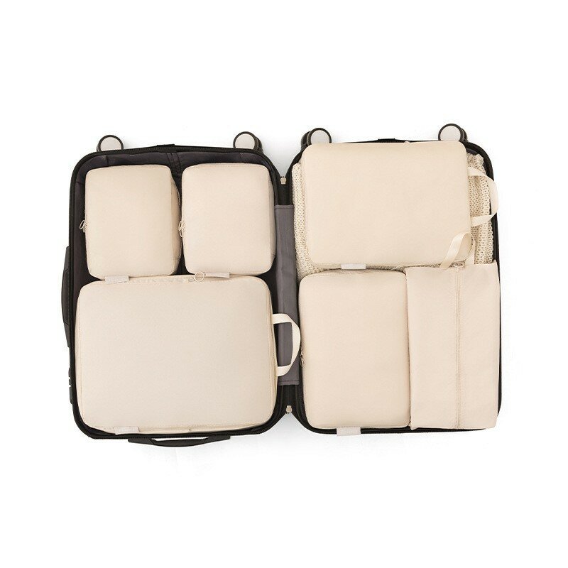 Набор из 6 сумок для хранения Travel Memory Cloth, портативные компрессионные сумки для чемодана, водонепроницаемые органайзеры для хранения одежды