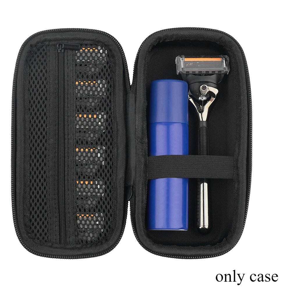 Портативный Дорожный Чехол Для Бритвы Gillette Harrys: Защитный Органайзер Для Мужского Безопасного Пластикового Ручного Трим.