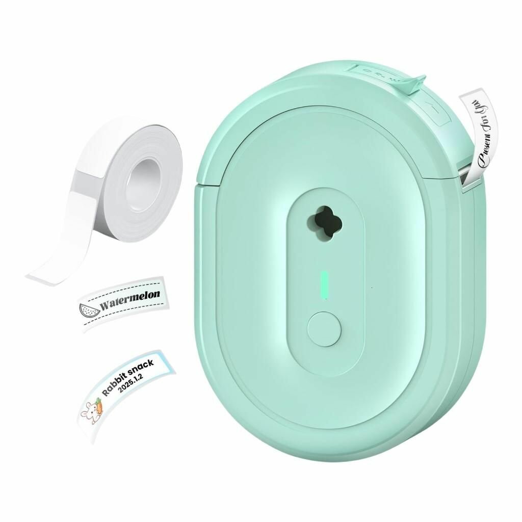 Компактный беспроводной принтер этикеток с креативными шаблонами для дома и кухни