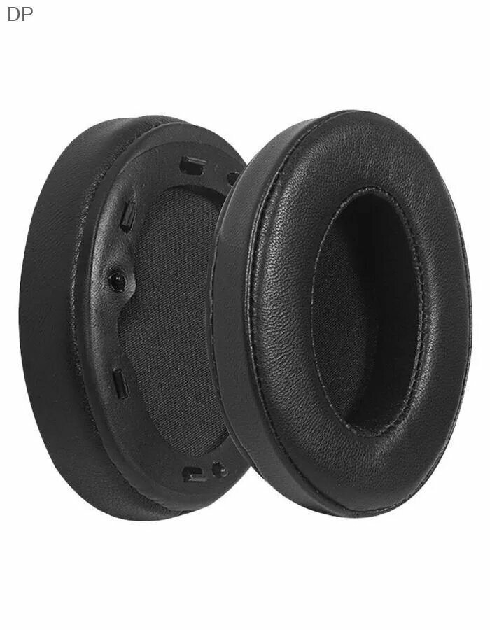 2 шт. Сменные амбушюры из кожи ягненка для наушников Sony WH-1000XM3 (черные)