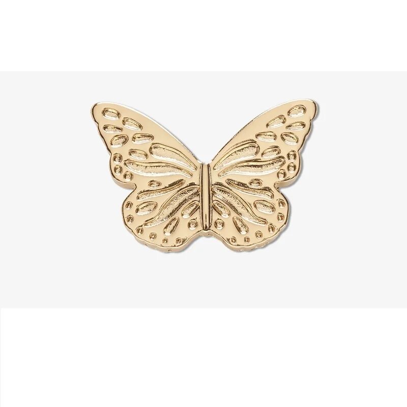 Металлические подвески на обувь Butterfly