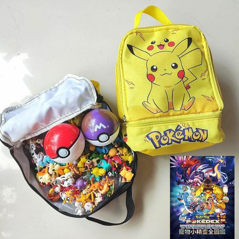 Игрушки Pokemon Pokémon Dream, фигурки, 144 штуки, капсула Poke Ball, игрушечная сумка, коробка