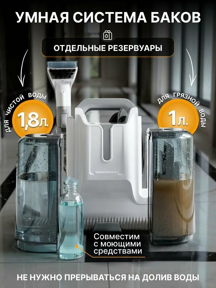 Моющий пылесос для мебели