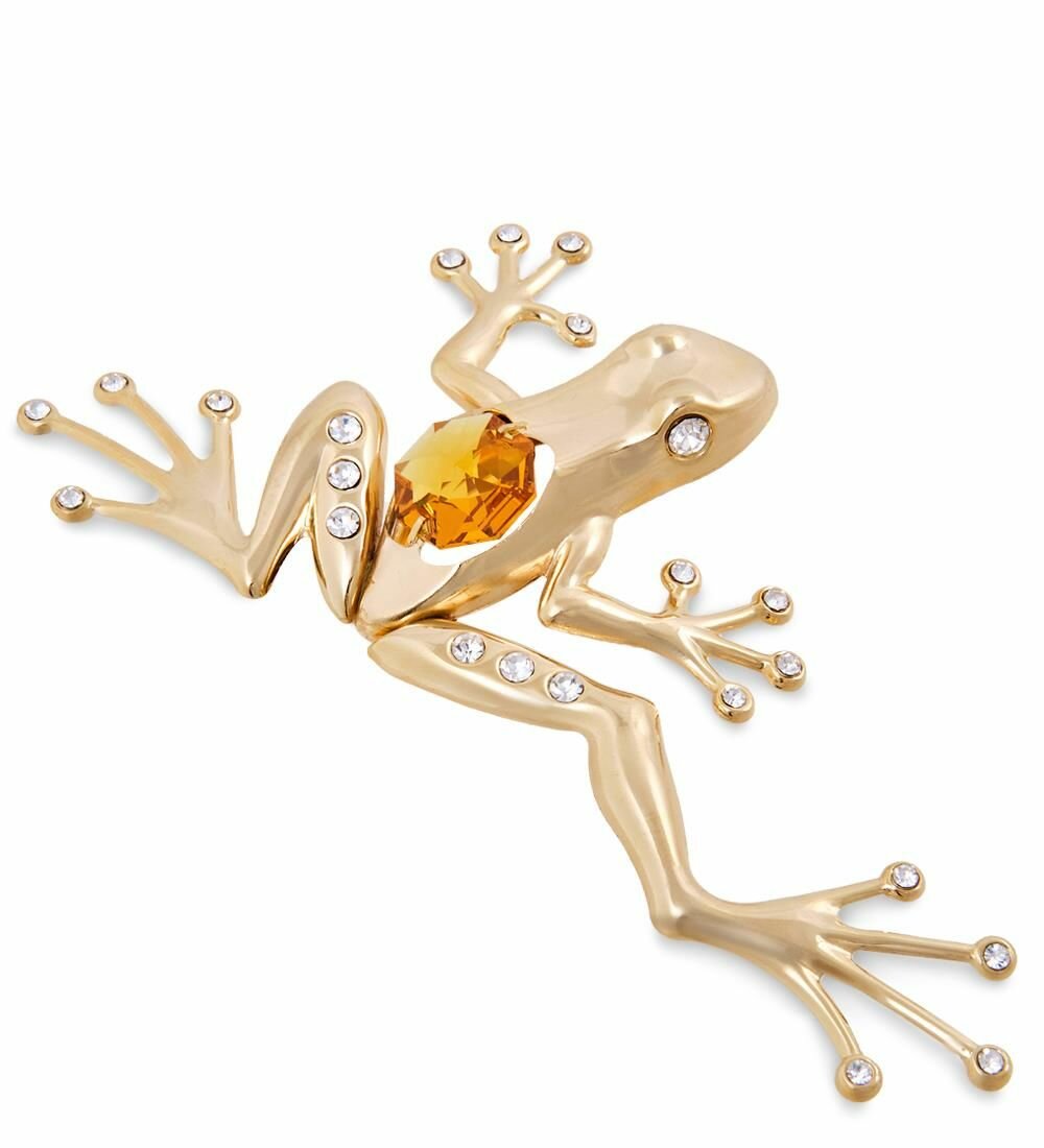 Фигурка Лягушка тропическая с цв. кр. A1882074 Crystal Temptations, Металл, кристалл