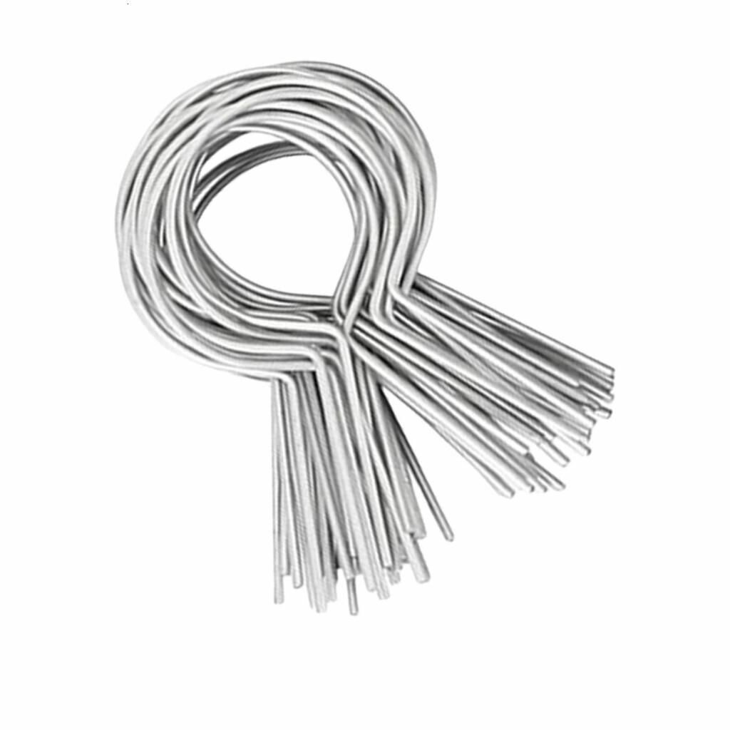100 Металлических Стяжек для Сетки Рабицы, - Проволочная стяжка для круглого забора